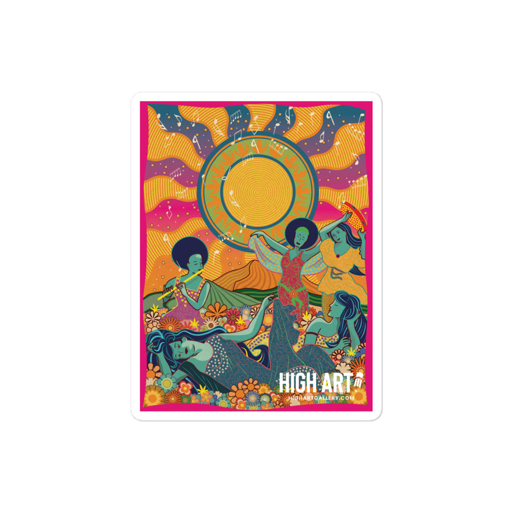 'How Music Makes Me Feel' Stickers – High Art Gallery