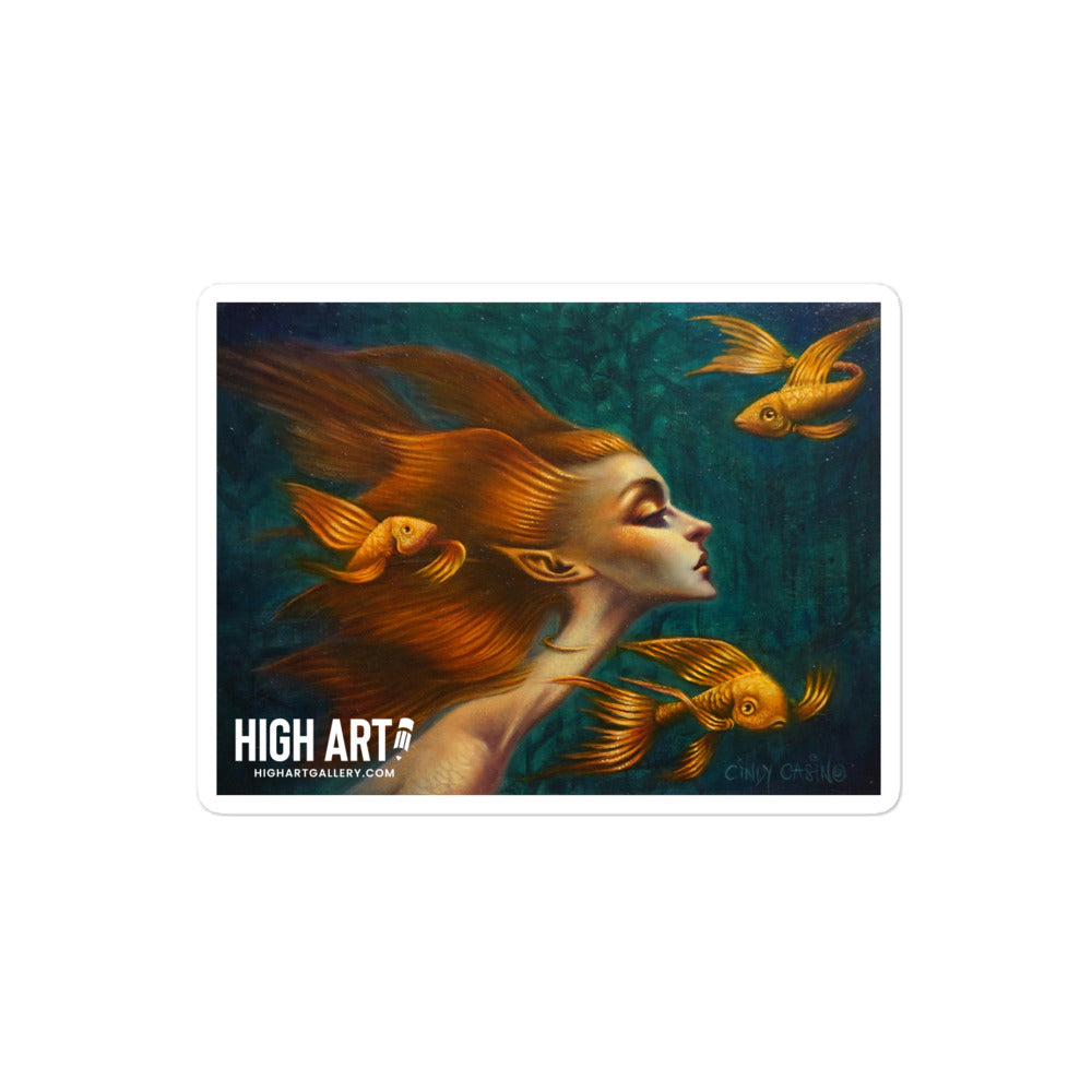 ‘Water Nymph’ Stickers – High Art Gallery