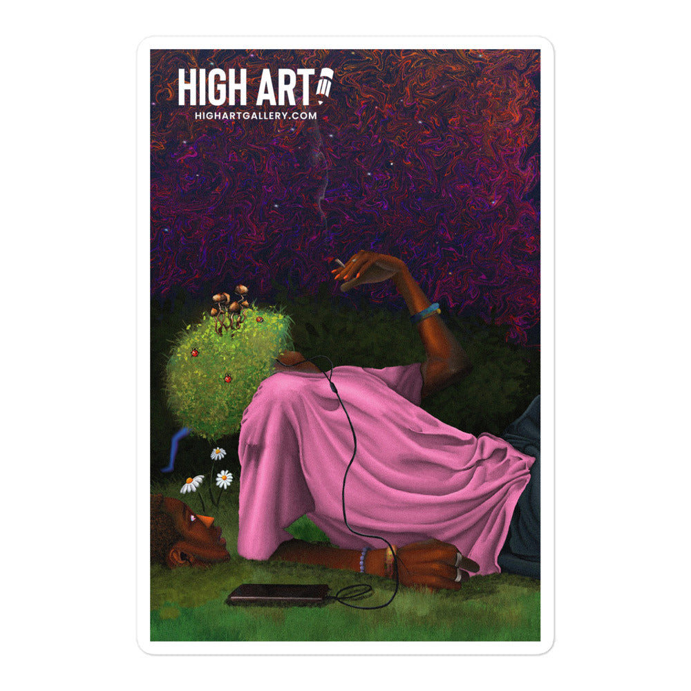 'Finding Myself Again' Stickers – High Art Gallery