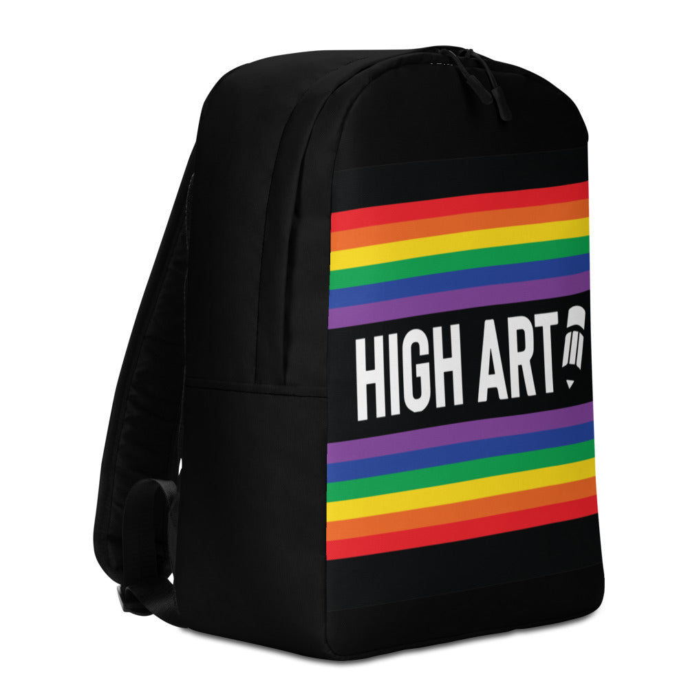 Rainbow Stripe Backpack – High Art Gallery