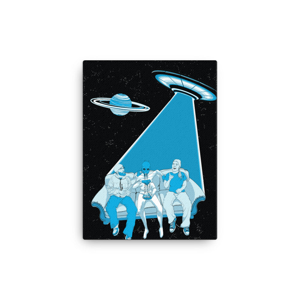 'Geoff and Jeff in Space!' Canvas Prints – High Art Gallery