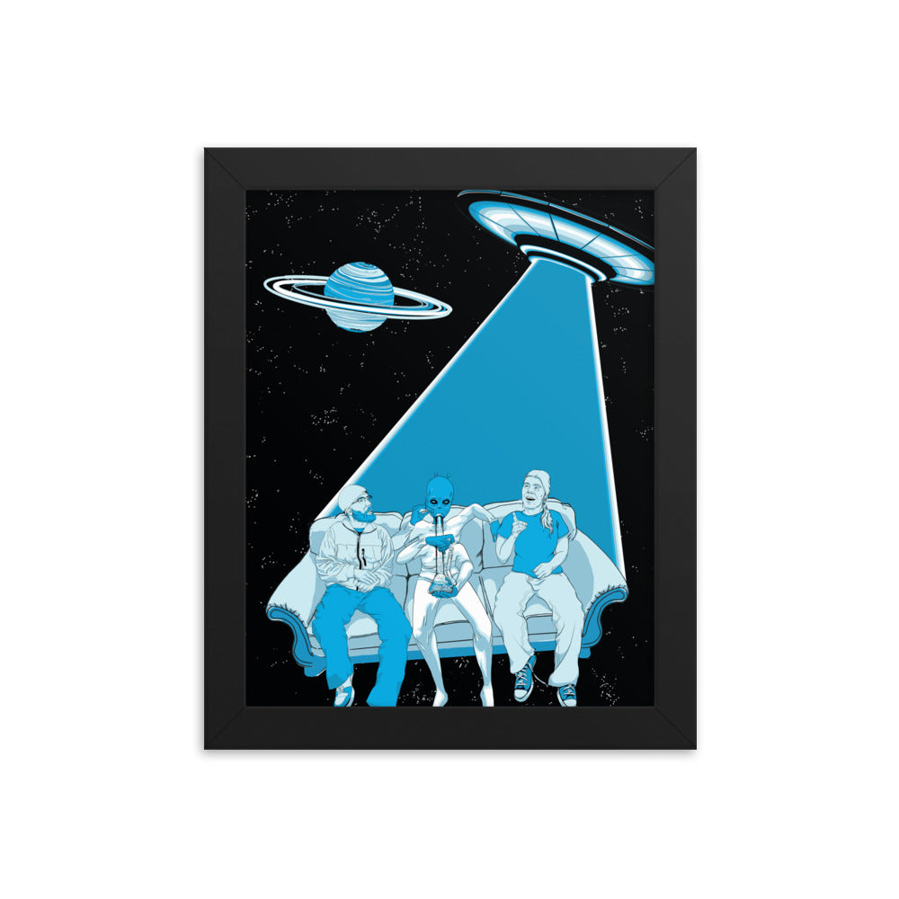 'Geoff and Jeff in Space!' Framed Giclée Posters – High Art Gallery