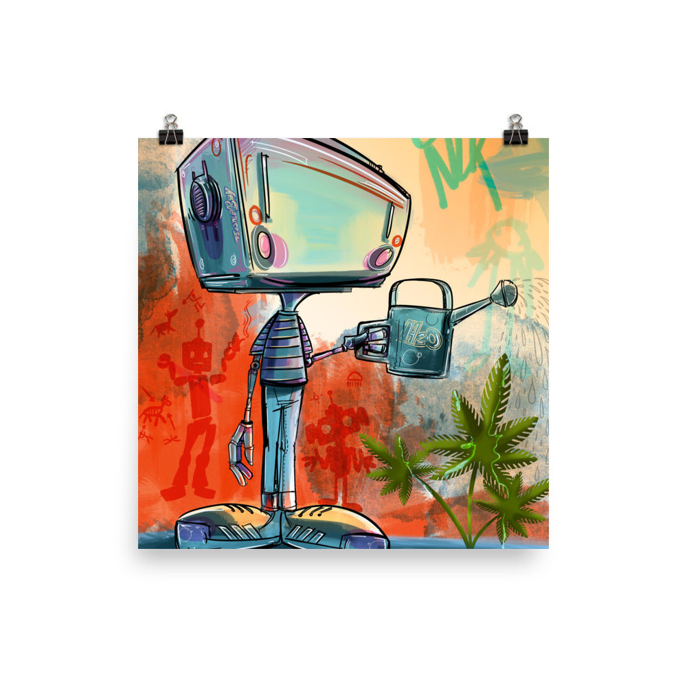 'Toaster Boy' Giclée Poster – High Art Gallery