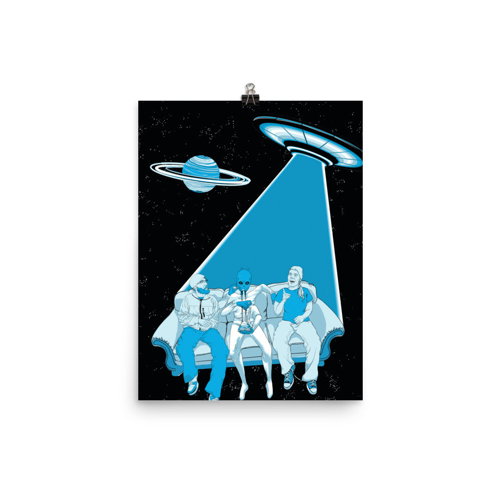 'Geoff and Jeff in Space!' Giclée Posters – High Art Gallery