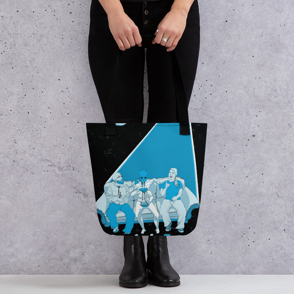 'Geoff and Jeff in Space!' Tote Bag – High Art Gallery