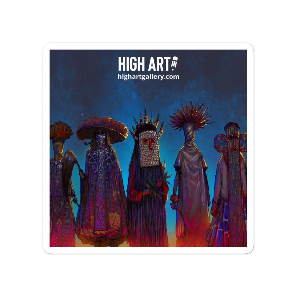 'JuJu' Stickers – High Art Gallery