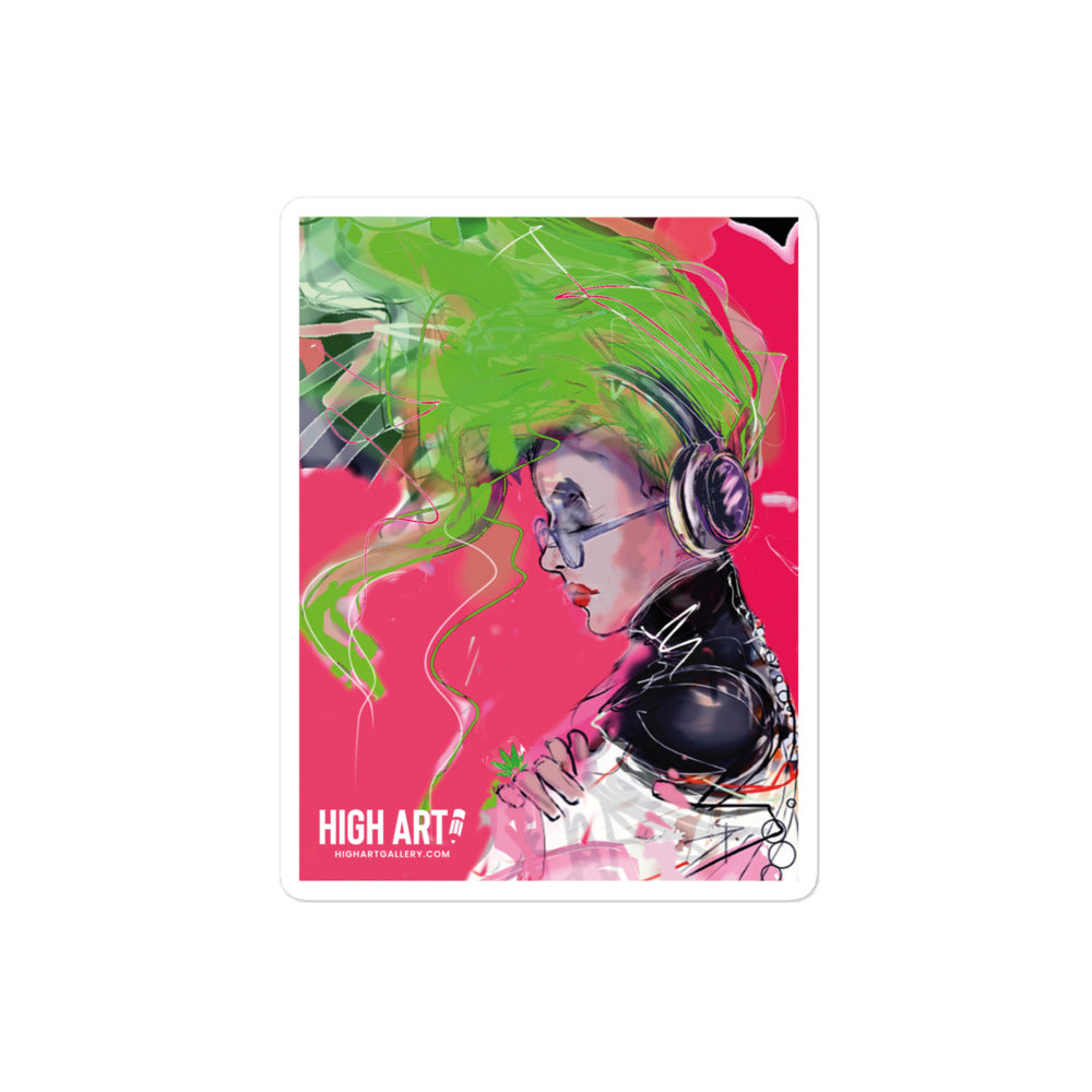 'The Listening' Stickers – High Art Gallery